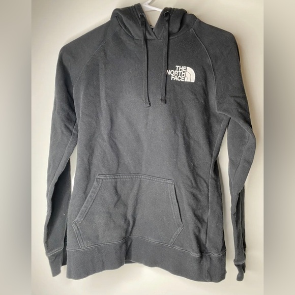 The North Face | Tops | The North Face Womens Half Dome Hoodie Black Drawstring Kangaroo Pocket ...